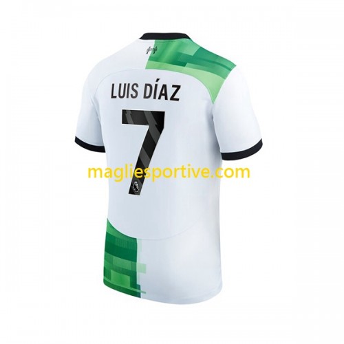 Completo Calcio Liverpool Luis Diaz 7 Divisa Trasferta 2023-2024