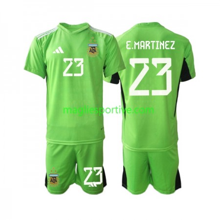 Completo Calcio Argentina Emiliano Martinez 23 Portiere Bambino Divisa ...